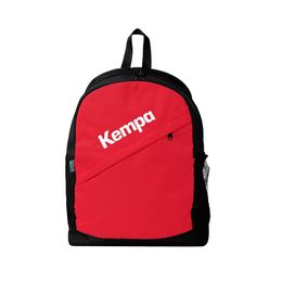 Rucksack Kempa "Rucksack Team Junior", Herren, Gr. NOSIZE, schwarz (schwarz, rot), Obermaterial: 100% Polyester PES., Rucks&auml;cke Rucksack