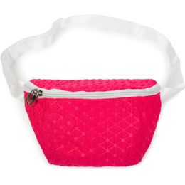 Bauchtasche styleBREAKER "Bauchtasche geometrische Pr&auml;gung, G&uuml;rteltasche", Damen, Gr. B/H/T: 23cm x 14cm Einheitsgr&ouml;&szlig;e, pink, Obermaterial: 100% Polyester PES., Taschen