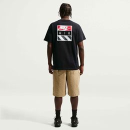 T-Shirt Nike Sportswear "U NSW TEE LSE AIR BOX", Herren, Gr. XL, schwarz, Obermaterial: 100% Baumwolle, normal, Rundhals, Shirts T-Shirt, Print T-Shirt, sportlicher Look
