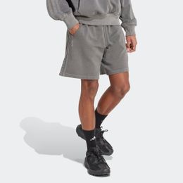 Shorts adidas Sportswear "M A SZN W FT SH", Herren, Gr. XL, N-Gr, schwarz, normal, gr., Obermaterial: 100% Baumwolle, Hosen Shorts, lockere Passform, 20 cm Innenbeinl&auml;nge, mit Kordelverschluss