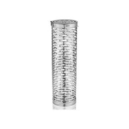 Grillguthalter Gefu "BBQ, mit Rollfunktion und Klappdeckel", silberfarben, H:30,5cm &Oslash;:9,1cm, Edelstahl, Backbleche, f&uuml;r gleichm&auml;&szlig;ige Hitzezirkulation und alle Grillarten