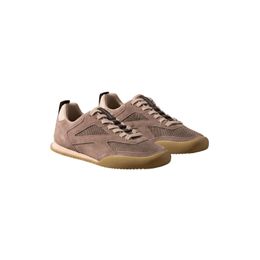 Sneaker Calvin Klein "LOW PRO RUNNER LACEUP MESH SUE", Damen, Gr. 38, mauve, Textil, Veloursleder, Schuhe Sneaker, Runnersneaker, Schn&uuml;rschuh, Freizeitschuh mit gepolstertem Schaftrand