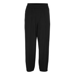 Stoffhose Kaffe "Casual Hose KAsigna", Damen, Gr. 34, N-Gr, schwarz (schwarz deep), Obermaterial: 100% Polyester PES., Hosen Stoffhose
