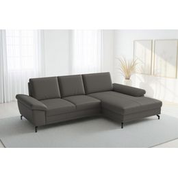 Sit & More Ecksofa SIT & MORE "Chelsea", anthrazit, B:264cm H:89cm T:174cm, Sofas, Ecksofa, optional mit Bettfunktion und Bettkasten