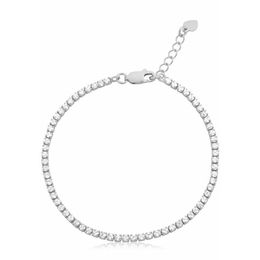Armband Firetti "Schmuck Geschenk Silber 925 Armschmuck Armkette Tennisarmband", silber (silber, 925, wei&szlig;), Armb&auml;nder, Damen, 21cm, Silber 925 (Sterlingsilber), Armband, mit Zirkonia (synth.)