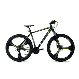 Mountainbike WYLD "WYLD Mountainbike Hardtail 29" Xplicit schwarz-gr&uuml;n RH 53 cm" Gr. 53, schwarz, gr&uuml;n, schwarz, Fahrr&auml;der, Herren, 53cm, 29 Zoll (73,66cm) hinten: 29 Zoll (73,66cm)