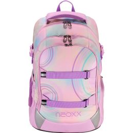 Schulrucksack neoxx "Active Pro", Kinder, Gr. B/H/T: 31cm x 45,5cm x 24cm, candy party, Polyester, Rucks&auml;cke Schulrucksack