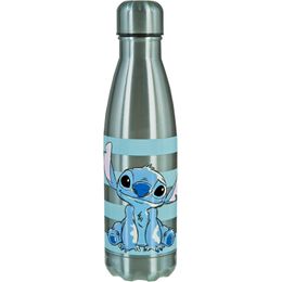 Isolierflasche Scooli "Lilo & Stich", Kinder, Gr. 450ml, silber (lilo, stitch), Trinkflaschen Isolierflasche