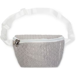 Bauchtasche styleBREAKER "Bauchtasche geometrische Pr&auml;gung, G&uuml;rteltasche", Damen, Gr. B/H/T: 23cm x 14cm Einheitsgr&ouml;&szlig;e, grau, Obermaterial: 100% Polyester PES., Taschen