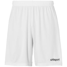 Shorts Uhlsport "Shorts CENTER BASIC - OHNE INNENSLIP Kids", M&auml;dchen, Gr. 116, N-Gr, wei&szlig;, Obermaterial: 100% Polyester PES., Hosen Shorts