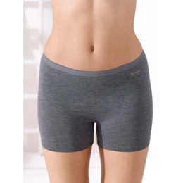 Panty Speidel, Damen, Gr. 40, 2 Stk., grau (grau, meliert), 63% Viskose, 30% Polyamid, 7% Elasthan, Unterhosen Panty