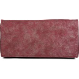 Clutch styleBREAKER "3-in-1 Crossbody Bag", Damen, Gr. B/H/T: 29cm x 17cm x 2,5cm Einheitsgr&ouml;&szlig;e, lila (himbeere), 100% Polyurethan PU. Futter: 100% Polyester PES., unifarben, Taschen