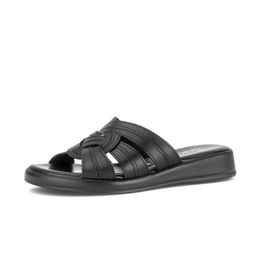 Pantolette Gabor "Pantolette", Damen, Gr. 38, schwarz, Schuhe Pantolette