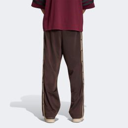 Sporthose adidas originals "ADIBREAK TP", Herren, Gr. L, N-Gr, braun (aurora coffee, normal, gr.), Obermaterial: 100% Polyester, Hosen Sporthose
