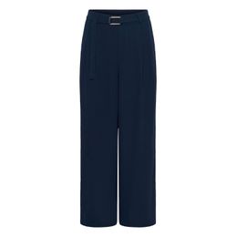 Stoffhose Kaffe "Casual Hose KAillis", Damen, Gr. 36, N-Gr, blau (midnight marine), Obermaterial: 100% Polyester PES., Hosen Stoffhose