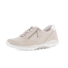 Sneaker Gabor "Sneaker low", Damen, Gr. 40,5, beige, Schuhe Sneaker