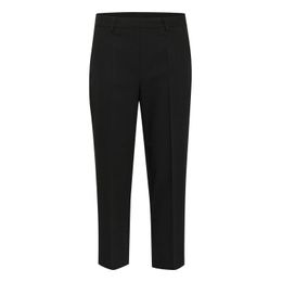 Marlene-Hose Kaffe "Hose KAsakura", Damen, Gr. 34, N-Gr, schwarz (schwarz deep), Obermaterial: 77% Polyester Pol. recyc.. 18% Viskose CV. 5% Elasthan EL., Hosen