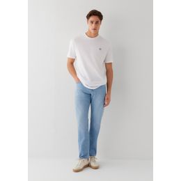 Straight-Jeans Mavi "MARCUS", Herren, Gr. 30, L&auml;nge 30, lt sky str, 99% Baumwolle, 1% Elastan, slim fit normal, Jeans Straight-Jeans, Slim Straight Jeans