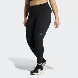 Lauftights adidas Performance "ADI365 7/8 PS", Damen, Gr. 3X (54/56), N-Gr, schwarz,, Obermaterial: 85% Polyester, 15% Elasthan, 7/8-L&auml;nge, Hosen