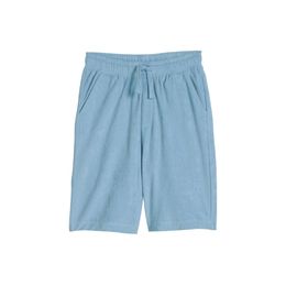 Marc O'Polo Shorts MARC O'POLO "aus reiner Bio-Baumwolle", M&auml;dchen, Gr. 152, Normalgr&ouml;&szlig;en, blau, Obermaterial: 100% Baumwolle, unifarben, relaxed fit knielang, Hosen Shorts