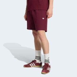 Shorts adidas originals "ESS SHO", Herren, Gr. L, L-Gr, maroon, innenbeinl&auml;nge ca. 23 cm, Obermaterial: 82% Baumwolle, 18% Polyester, Hosen Shorts