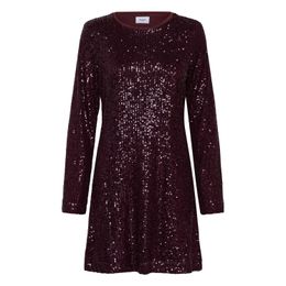 Jerseykleid Saint Tropez "Jerseykleid XeniraSZ", Damen, Gr. L, N-Gr, winetasting, Obermaterial: 95% Polyester PES. 5% Elasthan EL., Kleider Jerseykleid