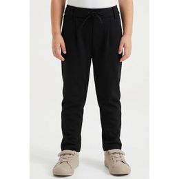 Schlupfhose KIDS Only "KONPOPTRASH", M&auml;dchen, Gr. 128, N-Gr, schwarz, Jersey, Obermaterial: 63% Viskose, 32% Polyamid, 5% Elasthan, unifarben, regular fit normal, Hosen Schlupfhose