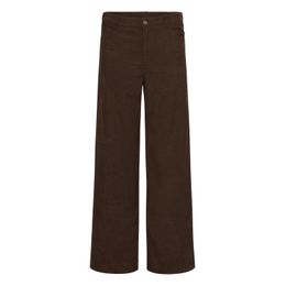 Stoffhose Kaffe "Hose KAvera", Damen, Gr. 34, N-Gr, chocolate braun cc, Obermaterial: 90% Polyester PES. 8% Polyamid PA. 2% Elasthan EL., Hosen Stoffhose