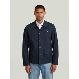 G-Star Raw Langarmshirt G-STAR "2 Pocket Overshirt", Herren, Gr. XL, salute gd, Obermaterial: 68% Baumwolle, 30% Baumwolle, 2% Elasthan, Shirts Langarmshirt