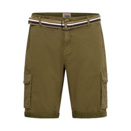 Cargoshorts Blend "Cargoshorts BHBrian", Herren, Gr. M, N-Gr, gr&uuml;n (martini olive), Obermaterial: 98% Baumwolle CO. 2% Elasthan EL., Hosen