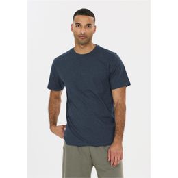 Funktionsshirt NOU "Florce V2", Herren, Gr. XL, hellblau, grau, 60% Polyester, 40% Baumwolle, meliert, normal, Rundhals, Shirts Funktionsshirt, Schmucklos