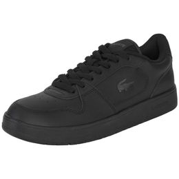 Lacoste Herren Sneaker "COURT ACE", Gr. 45blk, blk, Leder, Synthetik, Schuhe