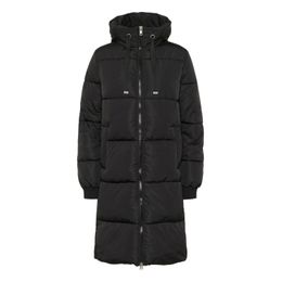 Wintermantel Kaffe "Jacke KAnika", Damen, Gr. 36, schwarz (schwarz deep), Obermaterial: 100% Polyester Pol. recyc.., M&auml;ntel Wintermantel