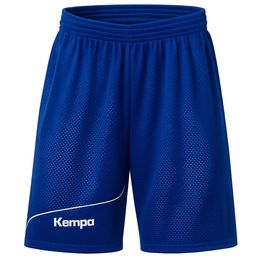 Shorts Kempa "Shorts REVERSIBLE Kids", M&auml;dchen, Gr. 164, N-Gr, blau (royal, wei&szlig;), Obermaterial: 100% Polyester PES., Hosen Shorts