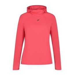 Trainingsshirt Rukka "Rukka Trikothemd Miinala", Damen, Gr. 36, hellrot, Stoff, 100% Polyester, normal, ohne Ausschnitt, Shirts