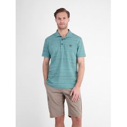 Lerros Herren Poloshirt "Polo aus leichtem Baumwollmischgewebe mit griffiger Haptik"reef blau, Gr. XL, 77% Baumwolle, 20% Polyester, 3% Elasthan,