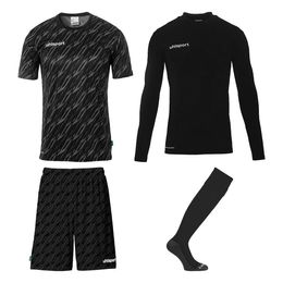 Sportanzug Uhlsport "Torwart-Sets Progressive", Herren, Gr. XXL, schwarz, Obermaterial: 100% Polyester Pol. recyc.., Sportanz&uuml;ge