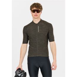 Funktionsshirt Endurance "Logan", Herren, Gr. L, olivgr&uuml;n, meliert, 93% Polyester, 7% Elasthan, unifarben, normal, Rundhals, Shirts Funktionsshirt, mit feuchtigkeitsregulierender Quick Dry-Funktion