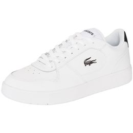 Lacoste Herren Sneaker "COURT ACE", Gr. 41wht, blk, Leder, Synthetik, Schuhe
