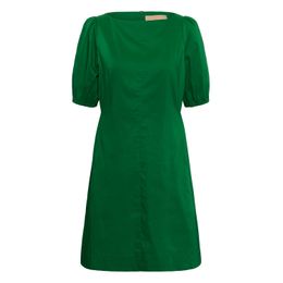 Midikleid Culture "Kleid CUnovi", Damen, Gr. L, N-Gr, gr&uuml;n (jolly gr&uuml;n), Obermaterial: 65% Baumwolle CO. 33% Polyester PES. 2% Elasthan EL., Kleider Midikleid