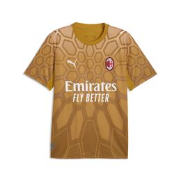Trainingsshirt Puma "AC Milan 26/27 Torwarttrikot Herren", Herren, Gr. L, archive gold schwarz gelb, Obermaterial: 100% Polyester. Rippe: 100% Polyester. Einsatz: 100% Polyester, regular fit, Rundhals, Shirts