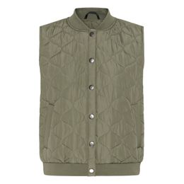 Allwetterjacke Kaffe "Weste KAqiana", Damen, Gr. 40, gr&uuml;n (smokey olive), Obermaterial: 100% Polyester PES., Jacken