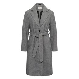 Wintermantel Kaffe "Jacke KAsaturn", Damen, Gr. 38, grau melange, Obermaterial: 100% Polyester PES., M&auml;ntel Wintermantel