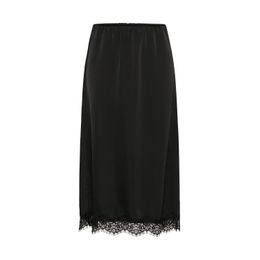 Midirock Kaffe "Rock KAthilde", Damen, Gr. 36, schwarz (schwarz deep cc.), Obermaterial: 100% Polyester PES., R&ouml;cke