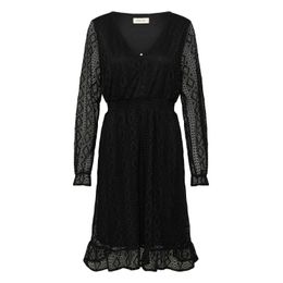 Midikleid Cream "Kleid CRDanika", Damen, Gr. 40, N-Gr, schwarz (pitch schwarz), Obermaterial: 100% Polyester PES., Kleider Midikleid