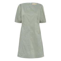 Midikleid Culture "Kleid CUnovi", Damen, Gr. M, N-Gr, seagrass, Obermaterial: 65% Baumwolle CO. 33% Polyester PES. 2% Elasthan EL., Kleider Midikleid