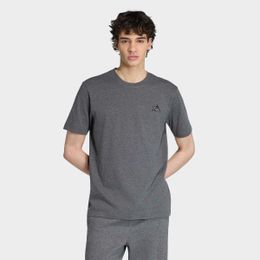 T-Shirt adidas Sportswear "M CAMO EMB LG T", Herren, Gr. L, dunkelgrau heather, Obermaterial: 100% Baumwolle, normal, Rundhals, Shirts T-Shirt