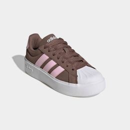 Damen Plateausneaker "STREETTALK BOLD", adidas Sportswear, Gr. 38earth strata, clear pink, ftwr wei&szlig;, Synthetik, Schuhe, inspiriert vom Design des
