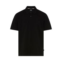 Poloshirt BOSS "C-Parris 80", Herren, Gr. 4XL, schwarz001, Jersey, Obermaterial: 100% Baumwolle, unifarben, regular fit normal, Rundhals, B&uuml;ndchen, Shirts, Polokragen, reine Baumwolle, Regular Fit