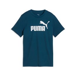 T-Shirt Puma "ESS NO 1 LOGO TEE B", Jungen, Gr. 128, midnight petrol, Jersey, Obermaterial: 100% Baumwolle, unifarben, regular fit normal, Rundhals, Shirts T-Shirt, mit Rundhalsausschnitt, kurz&auml;rmlig, ohne Kapuze